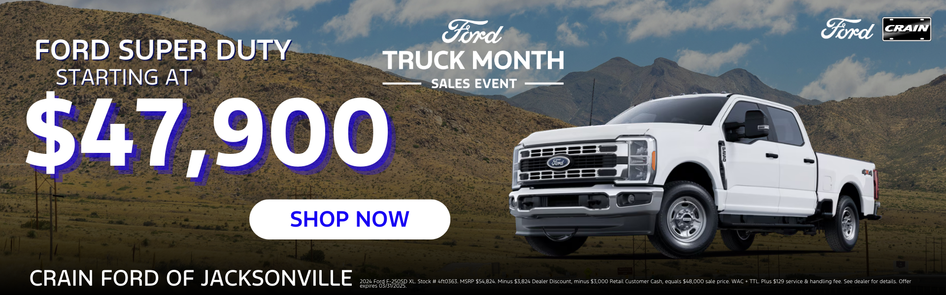 Ford Dealership | Used Cars in Jacksonville, AR | Crain Ford Jacksonville